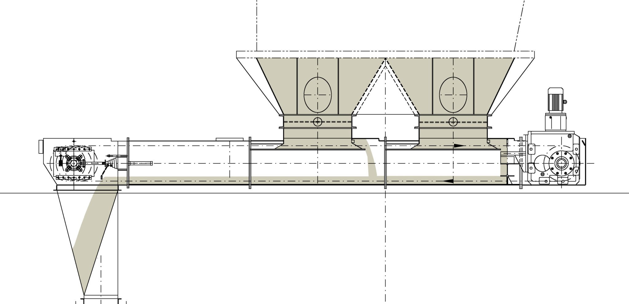 Chain Conveyors: Continuous conveyor for the transport of bulk goods