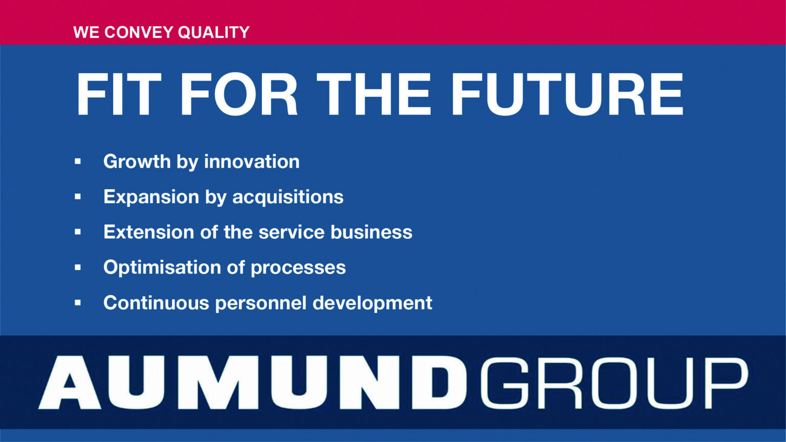 100 years of AUMUND - AUMUND Group