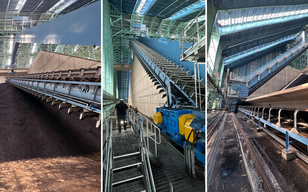 Commissioning of the first Semi-Portal Reclaimer in Korea - AUMUND Group